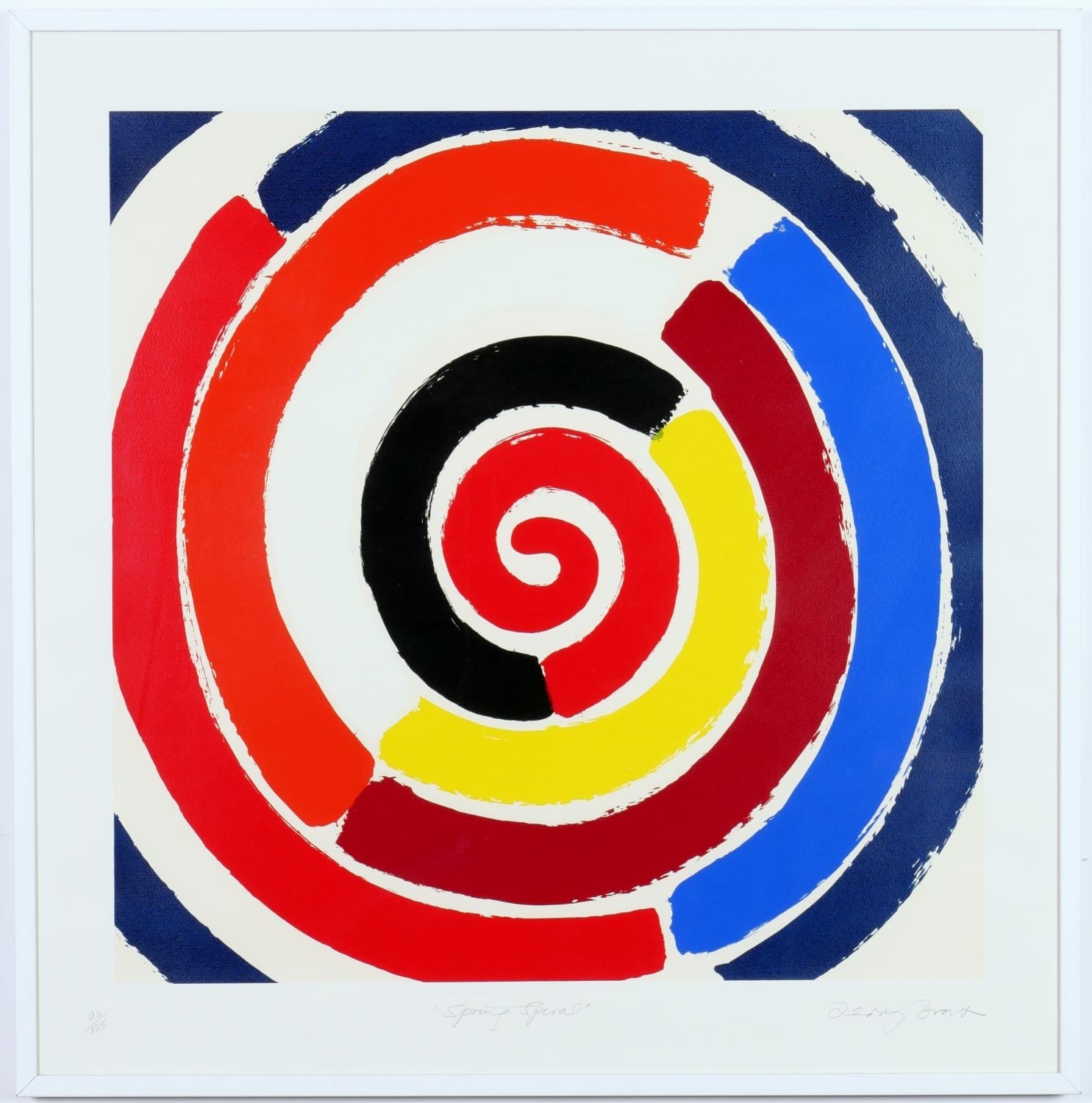 Sir Terry Frost | Blue and Yellow Challenger (1988) | MutualArt