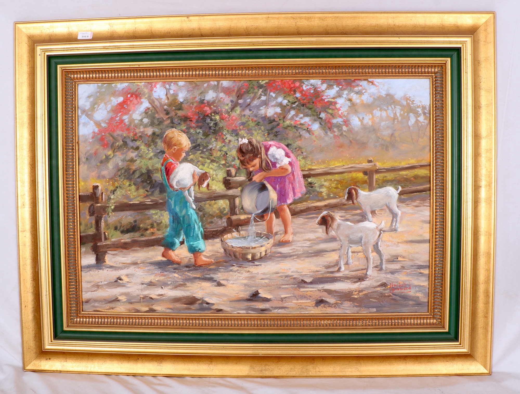 Lienkie Lombard | CHILDREN FEEDING THE KIDS | MutualArt