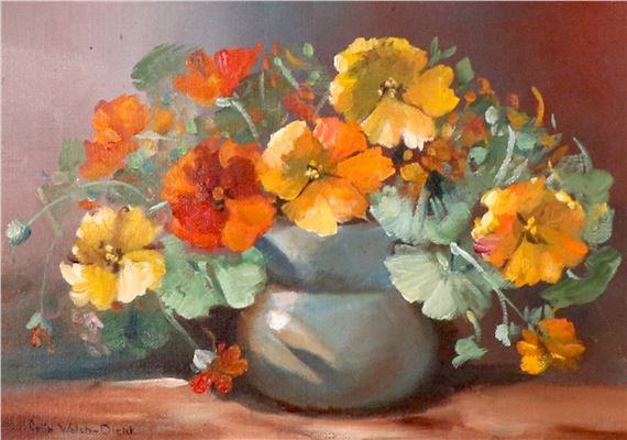 Celia Walsh-Diehl | NASTURTIUMS | MutualArt