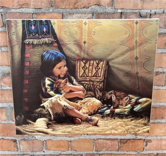 Karen Noles | Teepee Tender Karen Noles Giclee Print | MutualArt