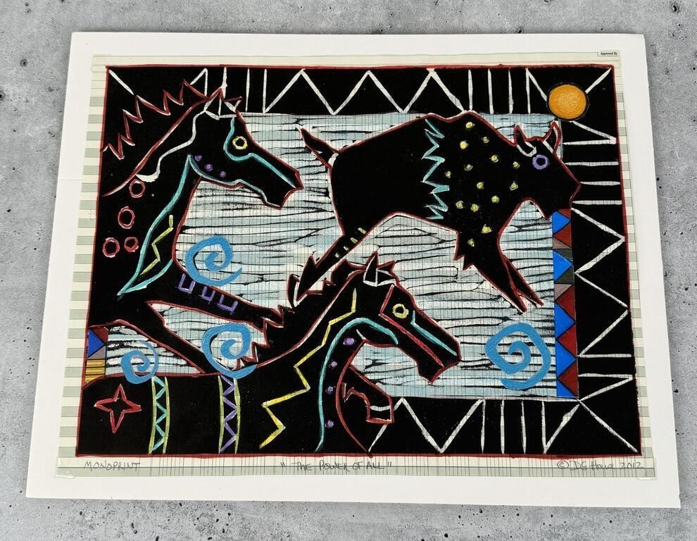 DG House | DG House Monoprint The Power Of All (2020) | MutualArt