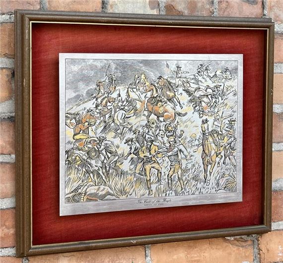 J.K. Ralston | The Call of the Bugle Custer's Last Stand. 18 1/2 by 15 ...