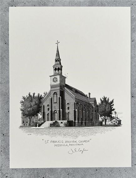 James Cole | James Cole St. Francis Xavier Church Print | MutualArt