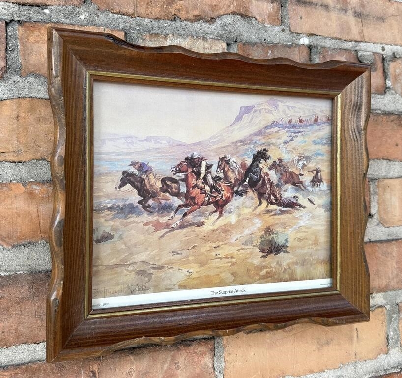 Charles Marion Russell | CLIMBING BIGHORN | MutualArt