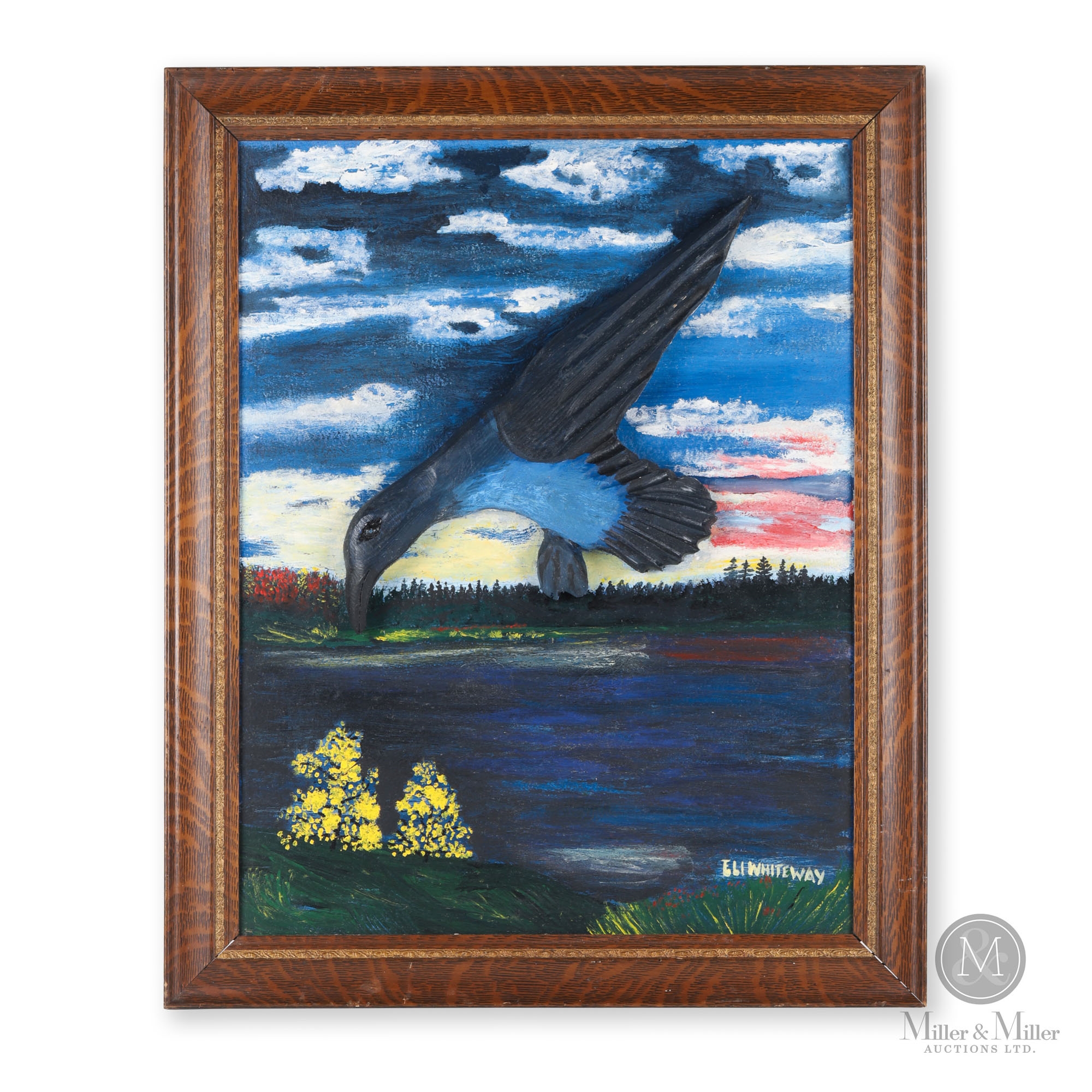 Eli Whiteaway | Three-Dimensional Bird Painting | MutualArt