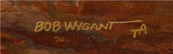 Bob Wygant | Cowboy Watering Horse | MutualArt