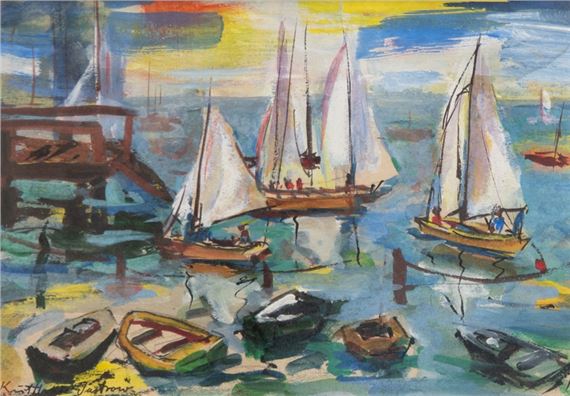 Kurt Haase-Jastrow | Kutter im Hafen | MutualArt