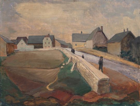 Wilhelm Gohlke | An der Mauer | MutualArt