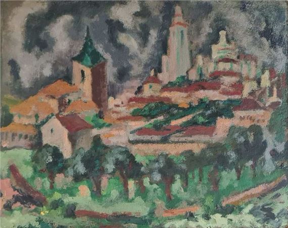 Robert Simon | Landscape (1954) | MutualArt
