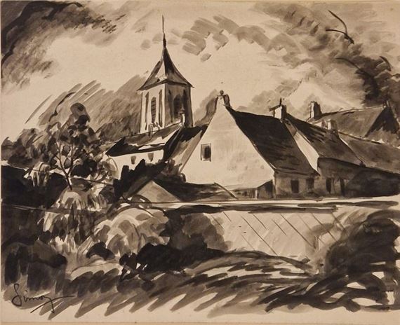 Robert Simon | Place au hauvent | MutualArt