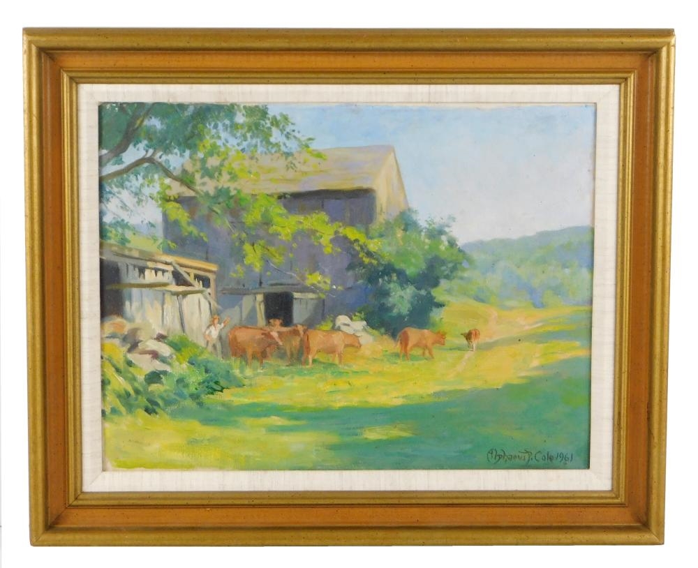 Alphaeus Philemon Cole | Summer Cows (1961) | MutualArt