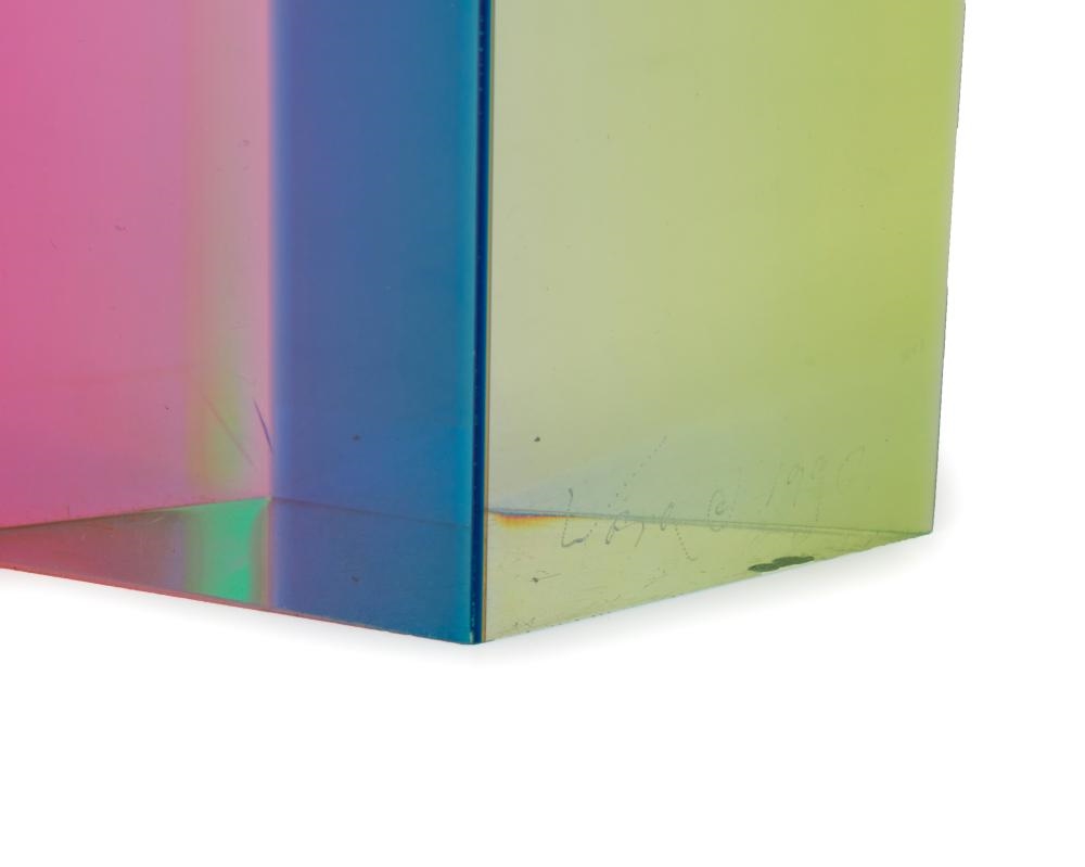 Vasa Velizar Mihich | Polychromatic pillar sculpture (1990) | MutualArt