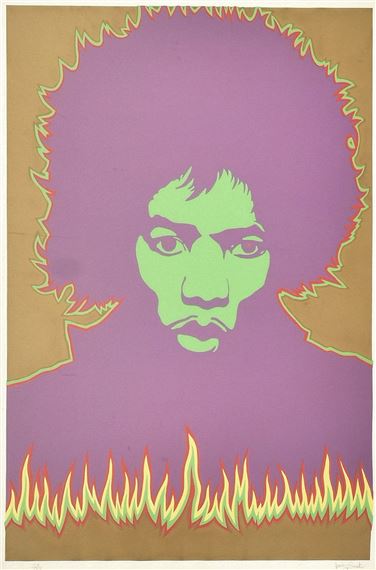 Larry Smart | LARRY SMART (1945-2005) - JIMI HENDRIX (1967) | MutualArt