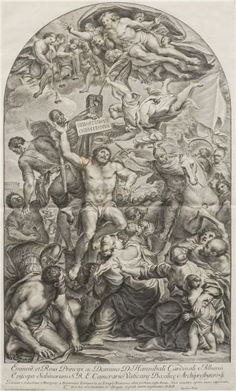 Nicolas Dorigny | The Martyrdom of Saint Sebastian | MutualArt