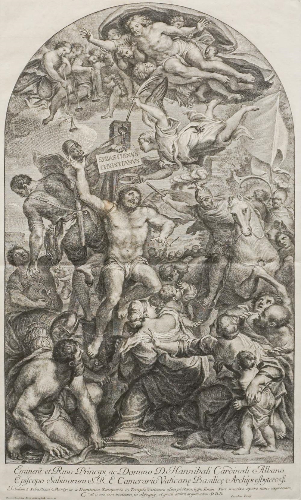 Nicolas Dorigny | The Martyrdom of Saint Sebastian | MutualArt