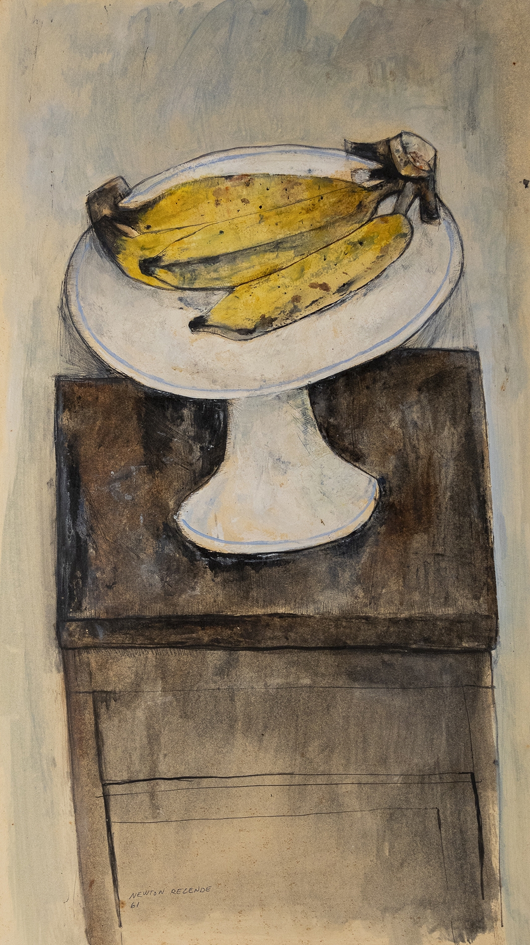 Newton Rezende | Fruteira com Bananas (1961) | MutualArt