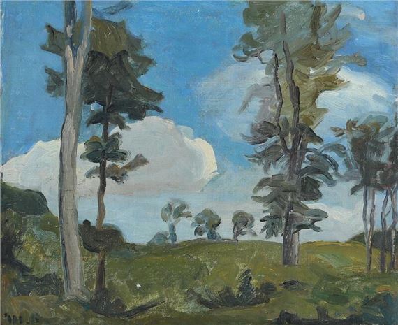 Marie Sandholt | Landscape with trees | MutualArt