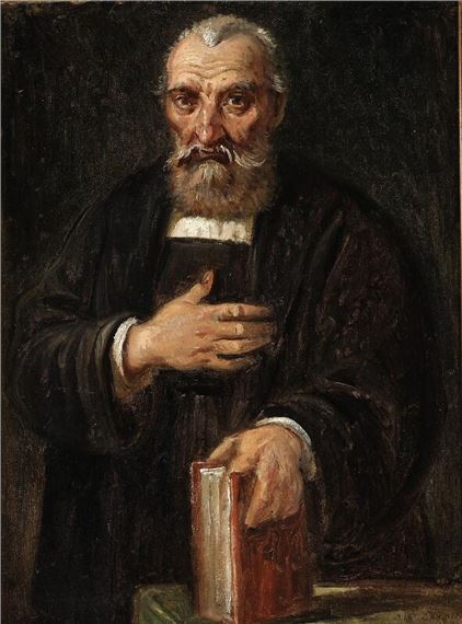 Wilhelm Marstrand | Portrait of the priest Ole Vind (1980) | MutualArt