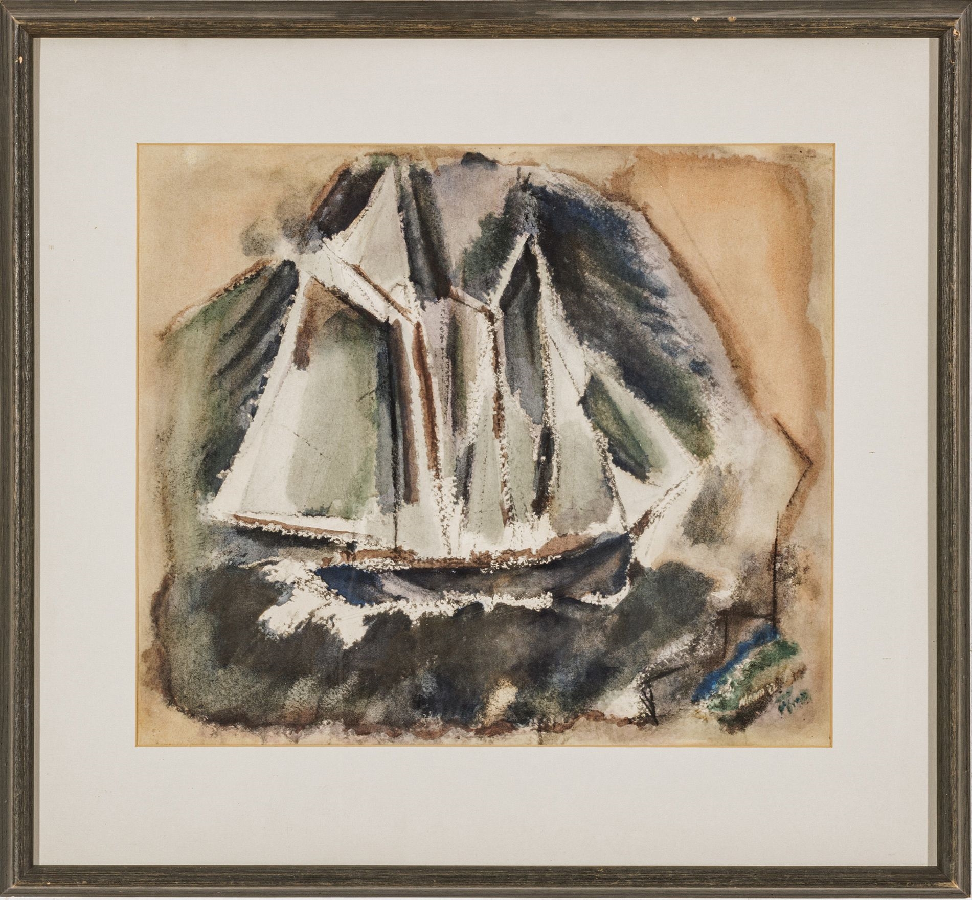 John Marin | ECHO LAKE, FRANCONIA NOTCH, WHITE MOUNTAINS | MutualArt