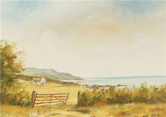 David Peters | COTTAGE ON THE ANTRIM COAST | MutualArt