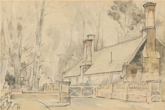 Ray Elwood | THE GATE LODGE AT BANGOR CASTLE (1980) | MutualArt