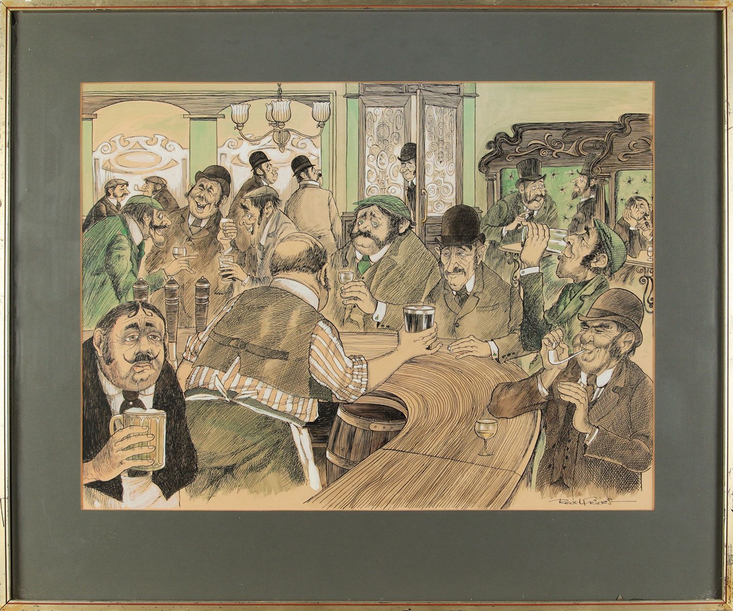 Rowel Boyd Friers | AT THE BAR | MutualArt
