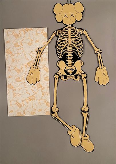 KAWS | Color screen printing on cardboard (2017) | MutualArt
