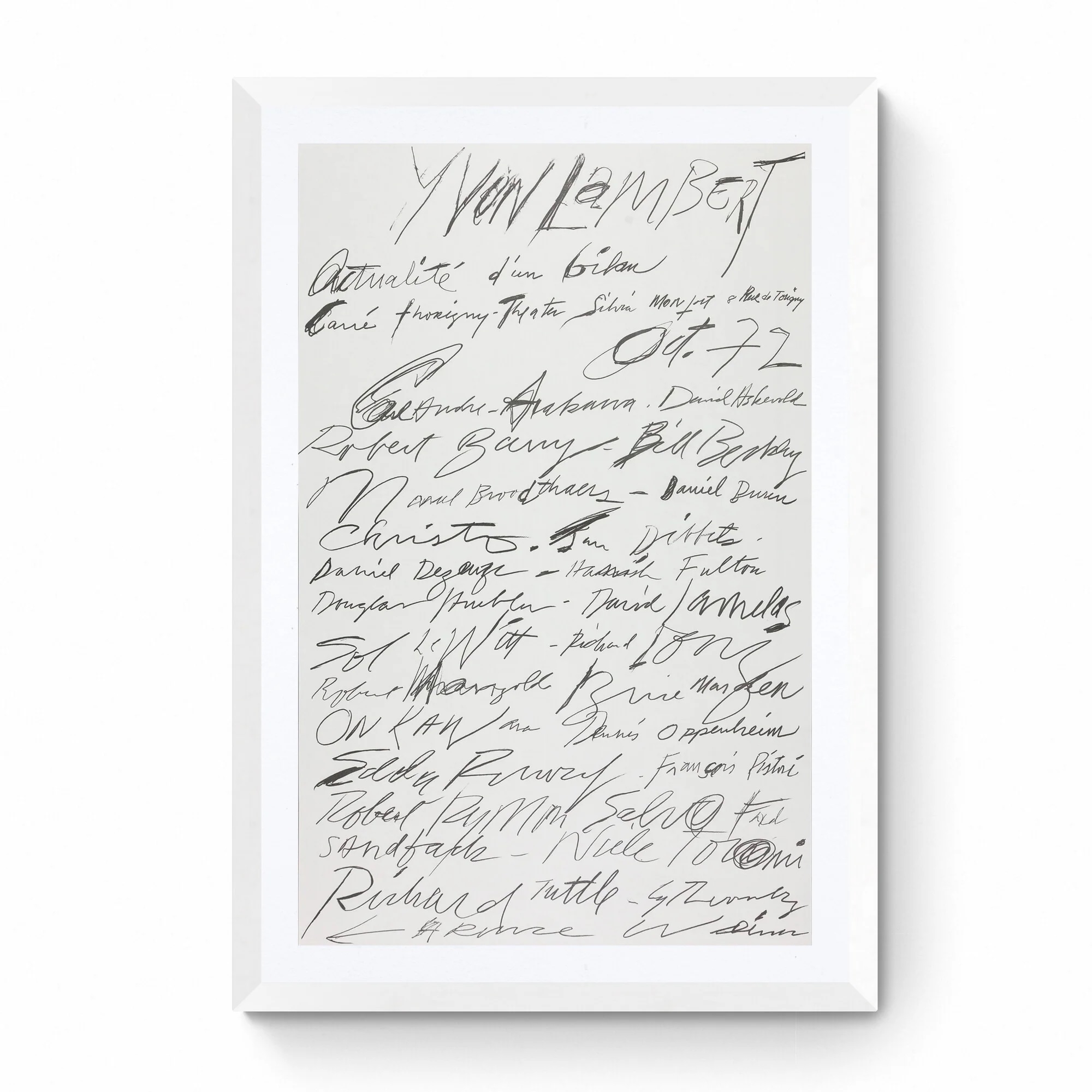 Cy Twombly | Offset screen printing (1978) | MutualArt