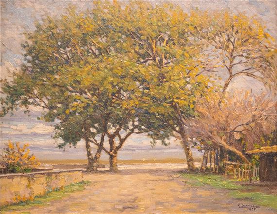 Ceferino Carnacini | Camino a la costa. Punta Lara (1955) | MutualArt