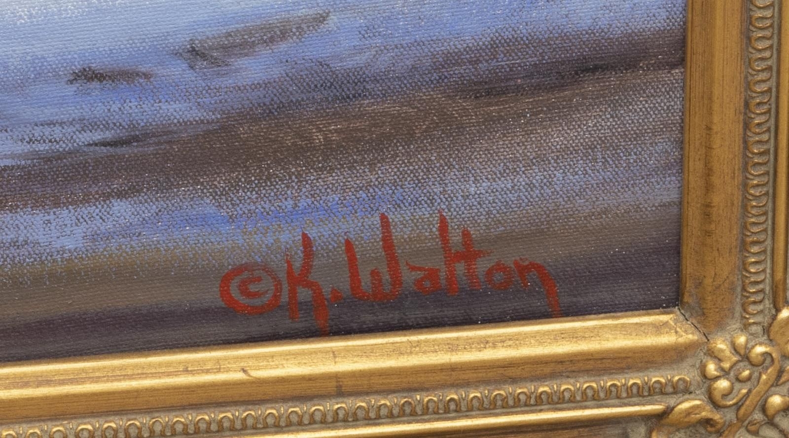 Kay Walton | Children and Snowman | MutualArt