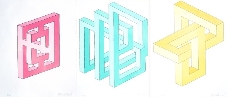 Oscar Reutersvärd | Impossible figure | MutualArt