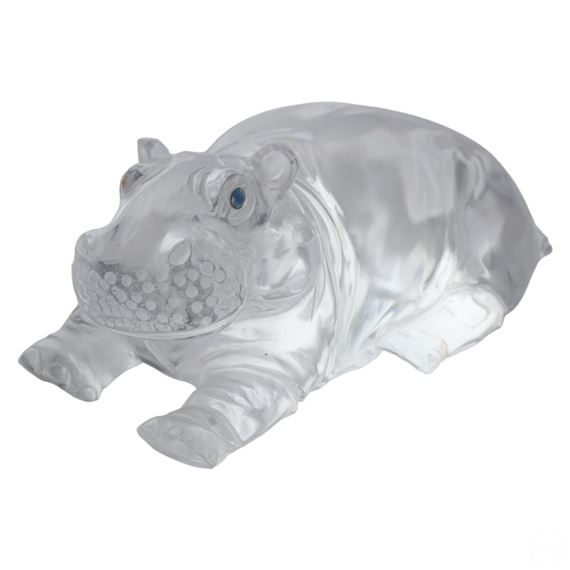Emil Becker | Asprey & Co Manfred Wild Carved Rock Crystal Hippo ...