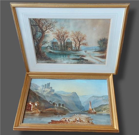 William Foley | William A. Foley view of a Manor House | MutualArt