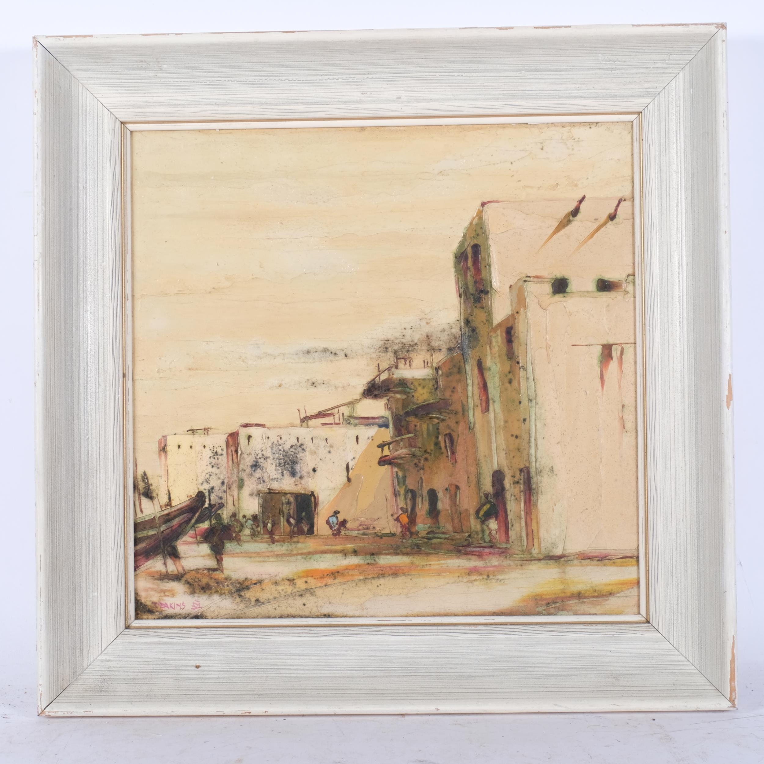 George Richard Deakins | Middle Eastern village scene | MutualArt
