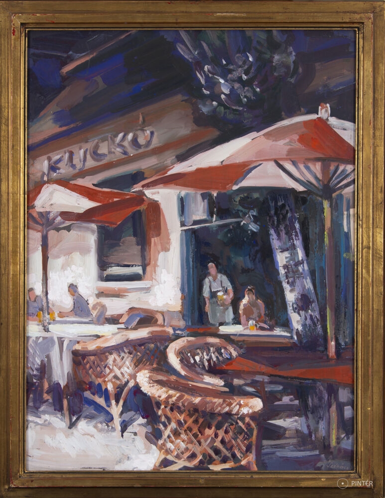Zoltán Székács | Terrace Of Kuckó Pastry Shop | MutualArt