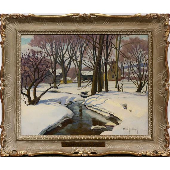 Frederick S. Haines | GOAT FARM - JUST WEST OF CREEMORE | MutualArt