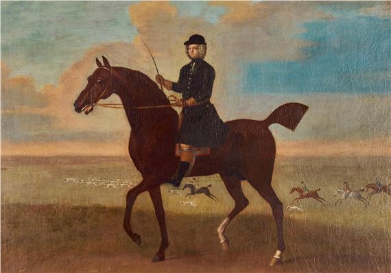 James Seymour | Mr Jolliffe on a chestnut hunter with the hunt beyond ...