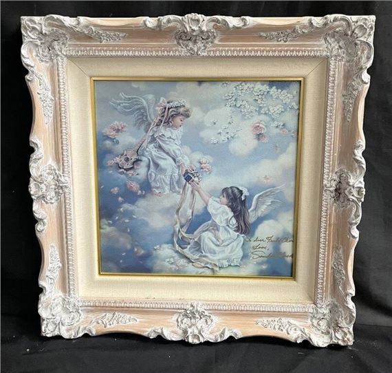Sandra Kuck | Sandra Kuck Signed and Framed Print, Angels | MutualArt