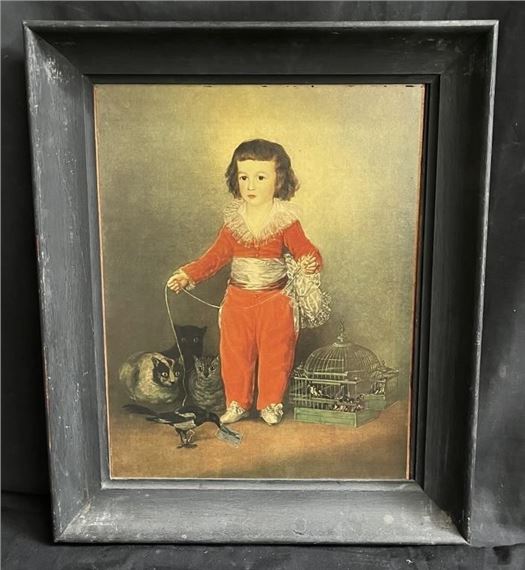 Francisco José de Goya y Lucientes | Goya Framed Print of Boy in Red ...