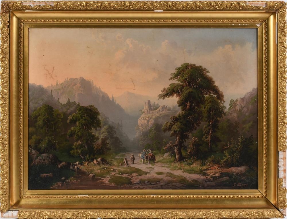 Guido Hampe | A CLASSICAL LANDSCAPE | MutualArt