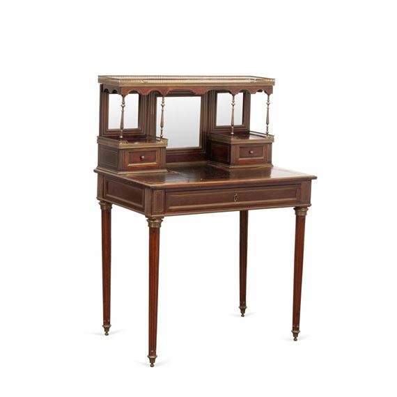 Directoire | MAHOGANY AND BRASS INLAID BONHEUR DU JOUR (19th Century ...