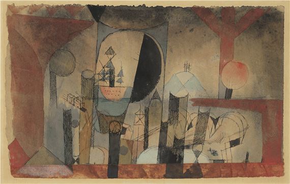 Paul Klee | Ohne Titel (Der Mañ der Reise (1918) | MutualArt