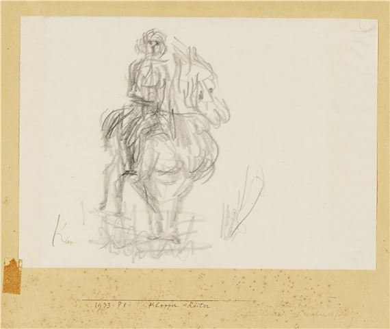 Paul Klee | Klepper-Reiter (1933) | MutualArt