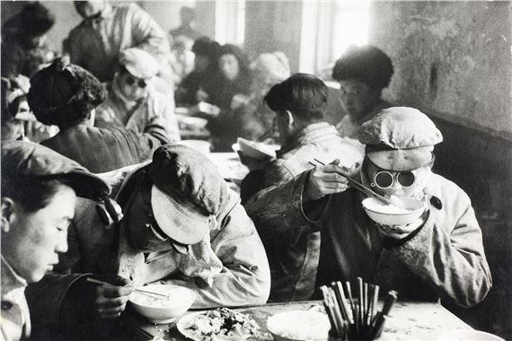 Marc Riboud | - Canteen of a factory in Anshan (1996) | MutualArt