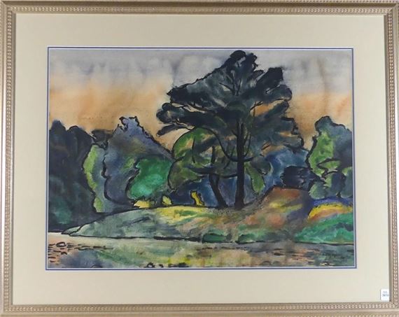 Reverend R.P.D. Hicks | Untitled: Summer Landscape (1960) | MutualArt