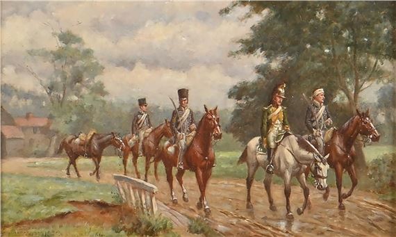 Jean-Louis-Ernest Meissonier | French Hussar | MutualArt