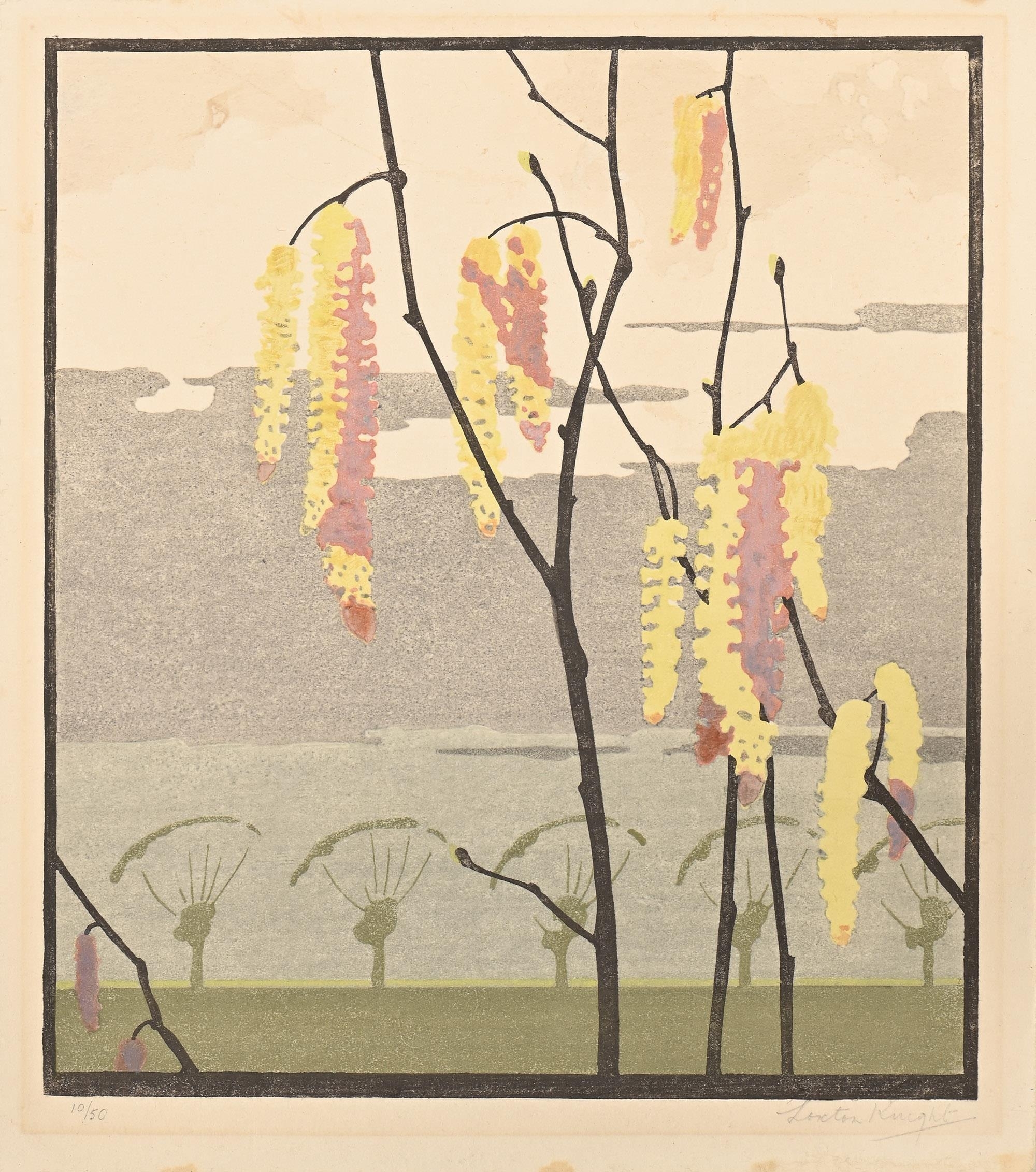 Edward Loxton Knight | - Catkins | MutualArt