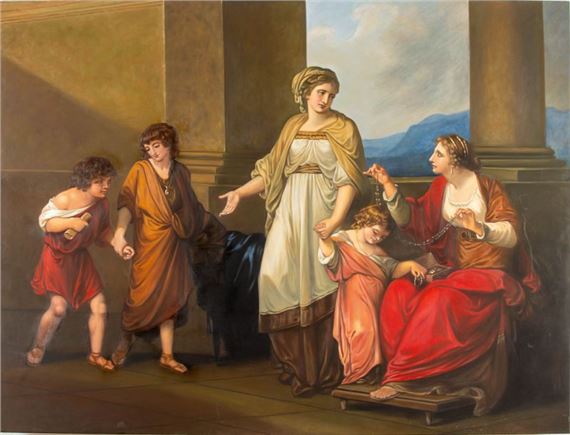 Angelica Kauffmann | Cornelia, mère des Gracques. | MutualArt