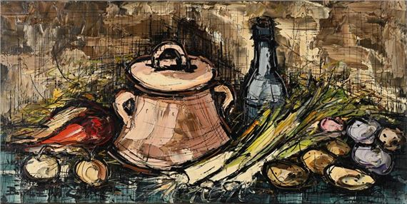 Boris Cenic | Nature morte au moulin à café et à la cafetière | MutualArt