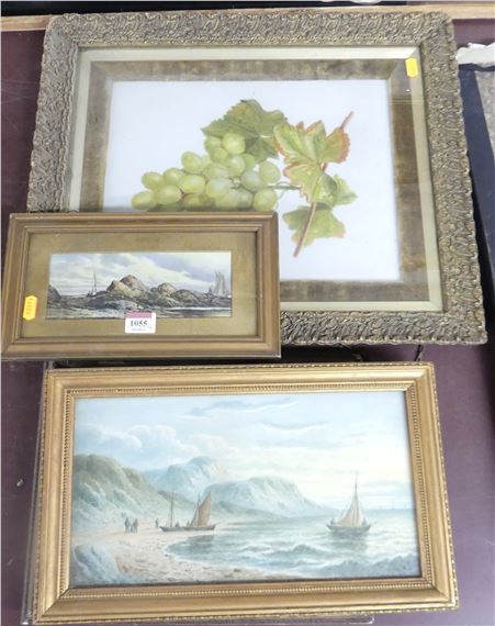 J. S. Elliott | J.S Elliott - Coastal scene with sailing boats | MutualArt